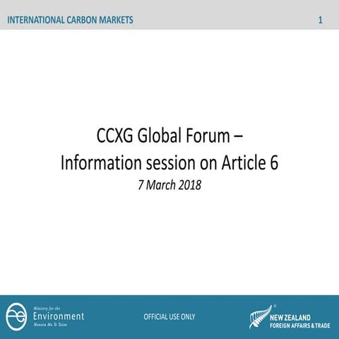 CCXG Global Forum March 2018, Roger Dungan | PDF