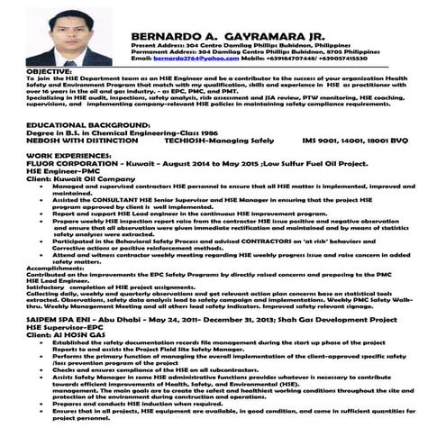 HSE ADVISOR CERTIFICATE OF ATTENDANCE (1) | PDF