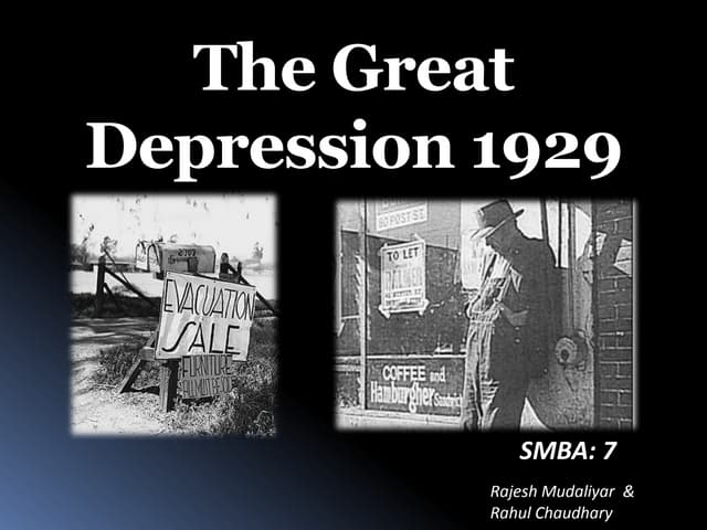 The Great Depression | PPTX