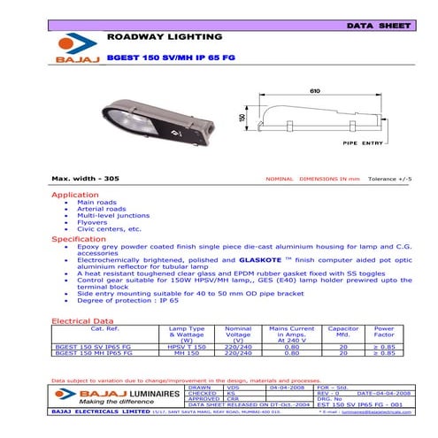 Bgest 150 sv-mh_fg | PDF