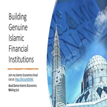 Institutions of Islamic Societies: Role and Impact | PPTX