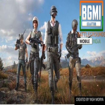 BGMI CREATED BY YASH | PPTX