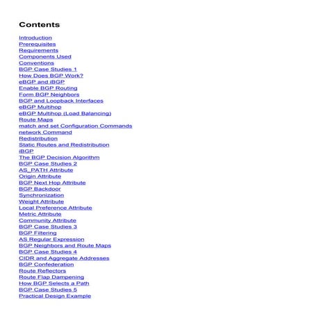 Bgp attribute-case study | PDF | Computer Networking | Computing