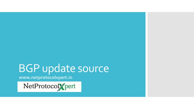 Bgp Update Source Pptx Computer Networking Computing 9551