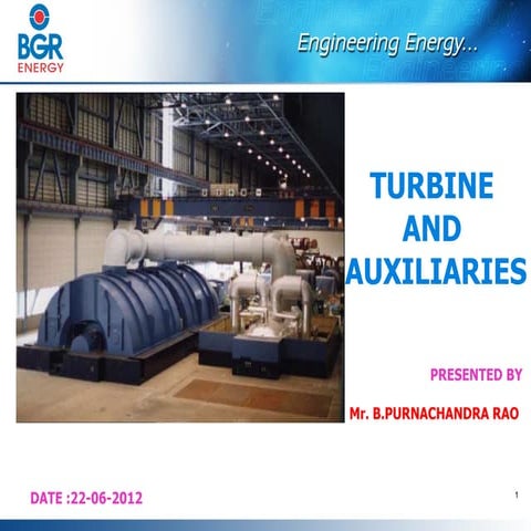 BGR energy turbine amp auxiliaries training | PDF