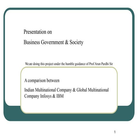 BGS Project on Infosys compared to IBM.pptx