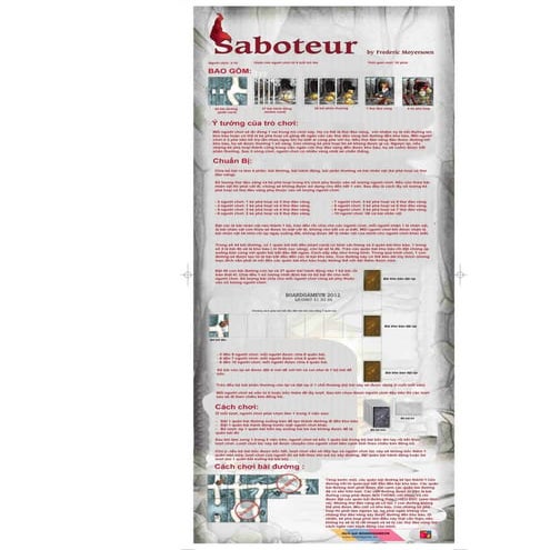 [BoardgameVN] Luật chơi Saboteur | PDF