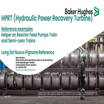 Pumps to Power by Baker Hughes | PPTX