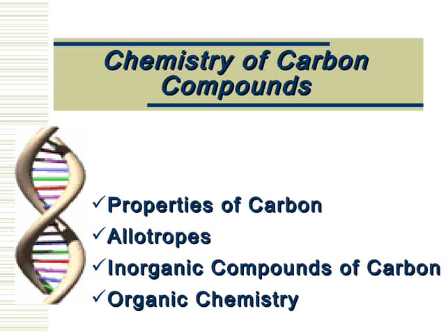 Organic Compounds | PPT