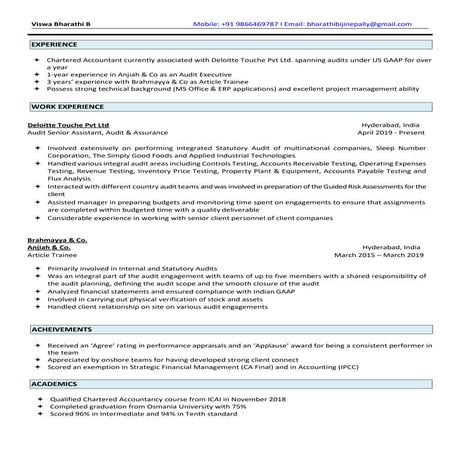 Bharathi CV | PDF