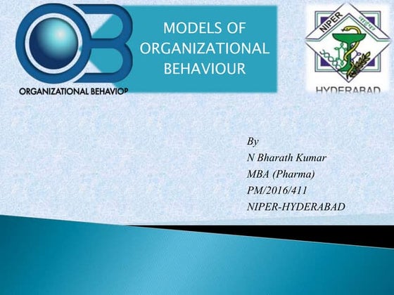 Models of Organisational Behavior | PPTX