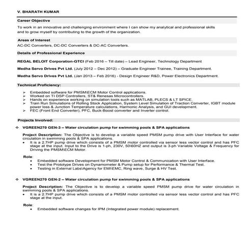 Bharath Resume | PDF