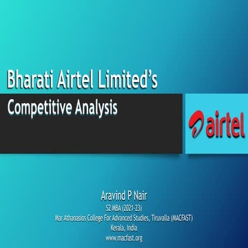 Bharati Airtel's Competitive Analysis.pptx