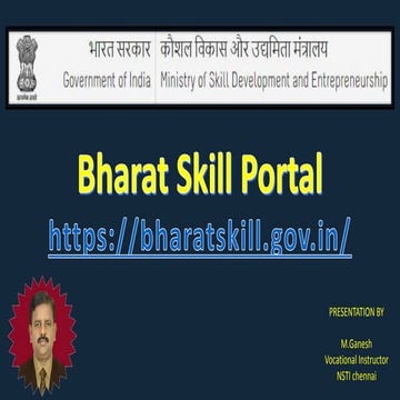 Bharat skill portal | PPTX