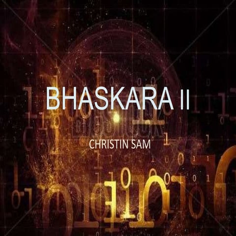 Bhaskara ii | PPTX