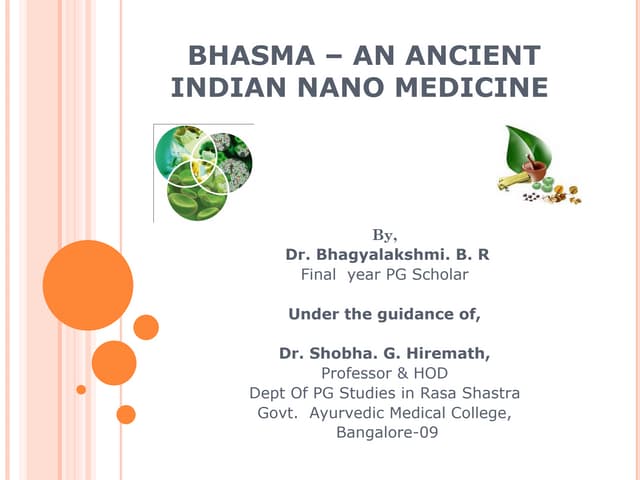 Bhasma | PPTX