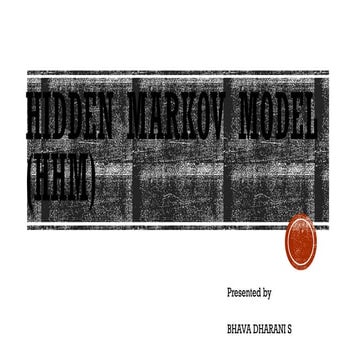 hidden markov model machine learning.pptx