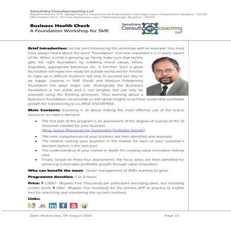 Business Health Check | PDF