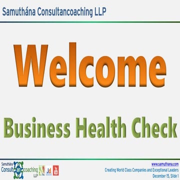 Business Health Check Workshop | PDF