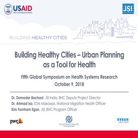 Building Healthy Cities - Urban Planning as a Tool for Health | PDF