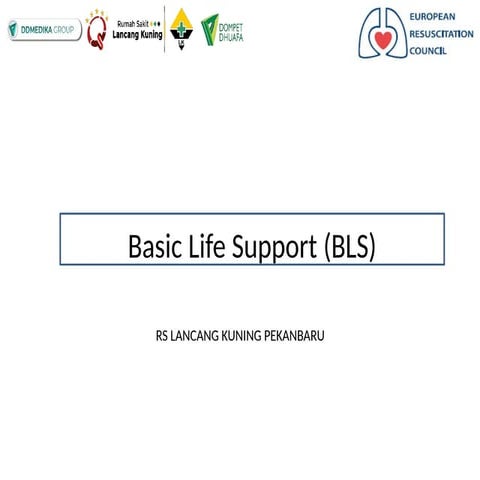 Bantuan Hidup Dasar Untuk Masyarakat Awam | PPTX