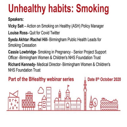 B Healthy Webinar Smoking | PPTX