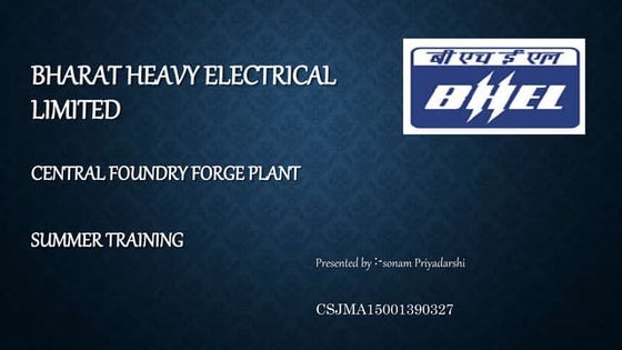 Steel Melting Shop (SMS) | PPTX