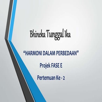 Bhineka Tunggal Ika PART 2.ppt