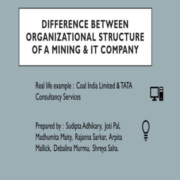 BHM.CA2.Grp2.pptx... Organisational structure of a mining an IT company ...