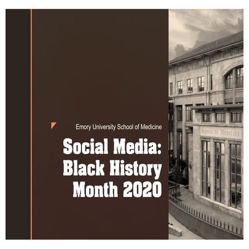 Social Media Campaign: Black History Month 2020 | PPT