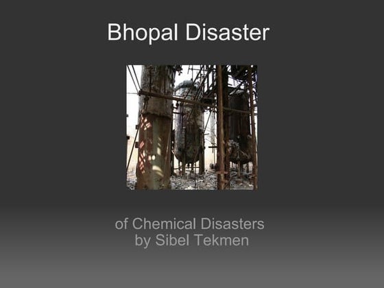 Bhopal gas tragedy, 1984 | PPT