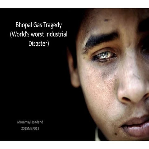 Bhopal gas tragedy | PPTX