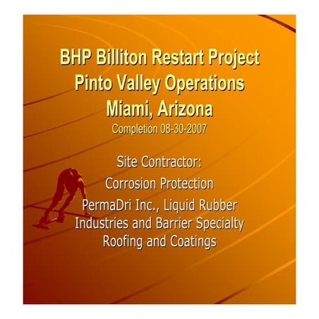 Bhp Billion Re Start Project Pdf 09 07 07 | PDF