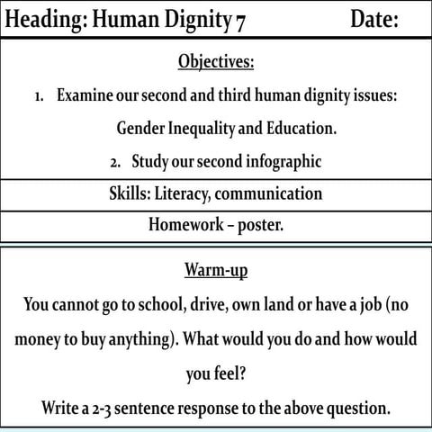 Human dignity 7 | PPT