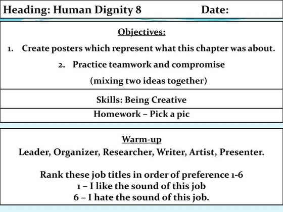 Human dignity 1 | PPTX