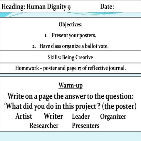 Human dignity 9 | PPT