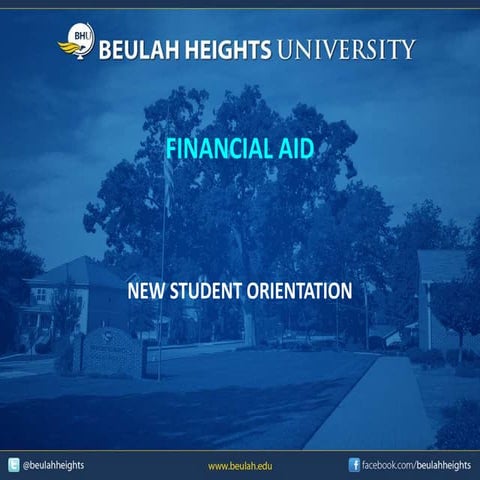 BHU NSO Financial Aid | PPTX | College Planning | College Education