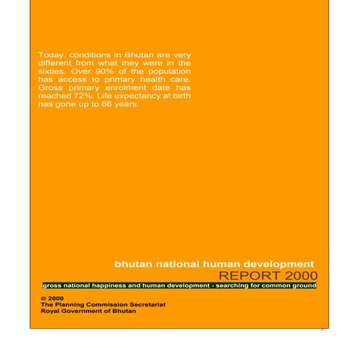 Bhutan 2000 En | PDF