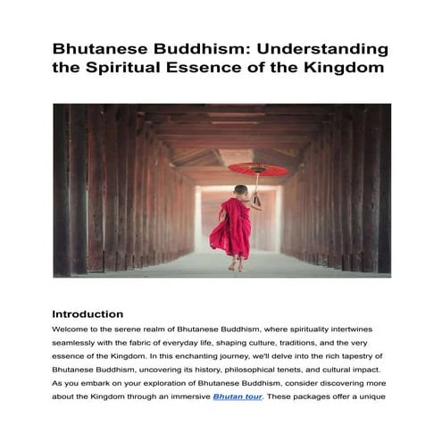 Bhutanese Buddhism Understanding the Spiritual Essence of the Kingdom.pdf