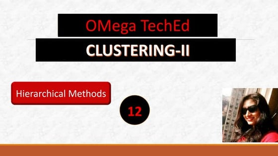 12 types of clustering | PPTX | Databases | Computer Software and Applications