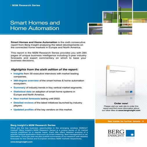 Smart homes and home automation | PDF