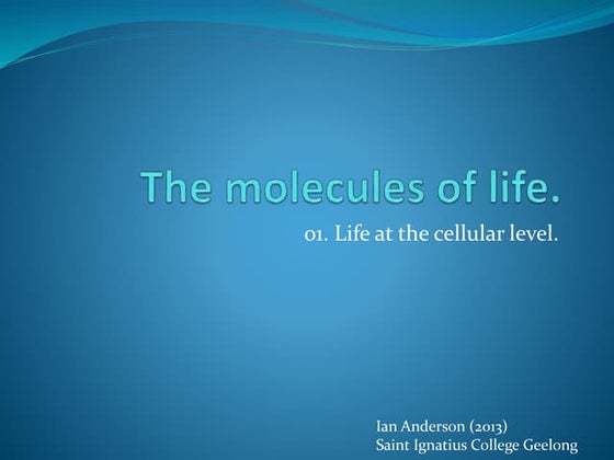Introduction to Biochemistry | PPT