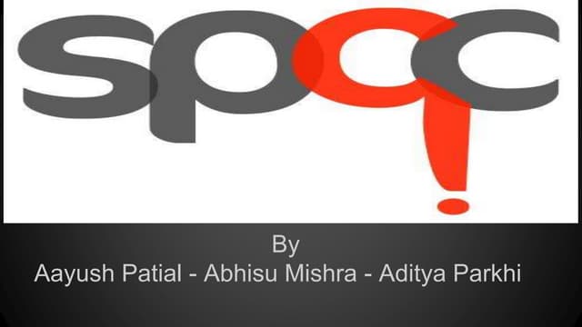 Spqc 9 8 14 Ayush Abhisu And Aditya Ppt
