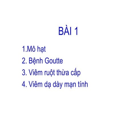 Bài 1 | PPT