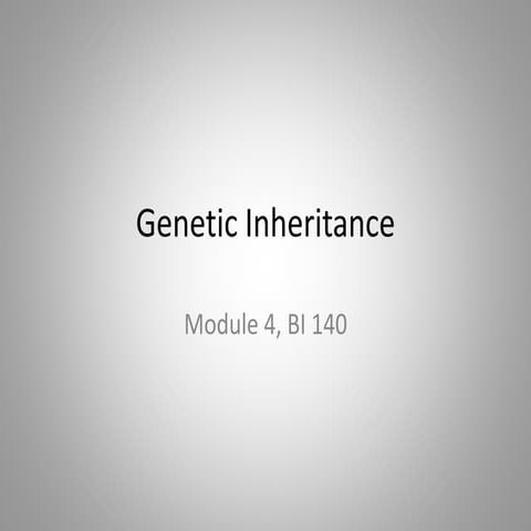 Bi 140 science, technology and society module 4 | PDF