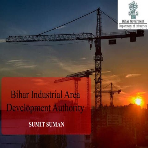 Bihar Industrial Area Development Authority | PPTX
