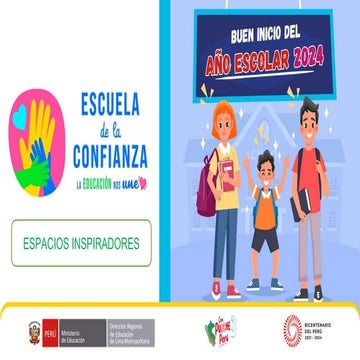 BIAE 2024 - DRELM EN EL MARCO DE LA ESCUELA DE LA CONFIANZA | PPTX
