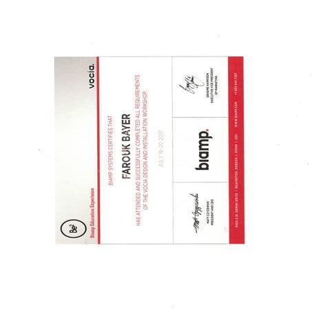 Biamp Certification | PDF | Computer Software and Applications | Computing