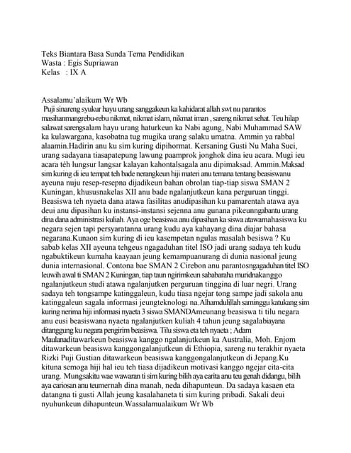 Pidato b jawa | DOCX