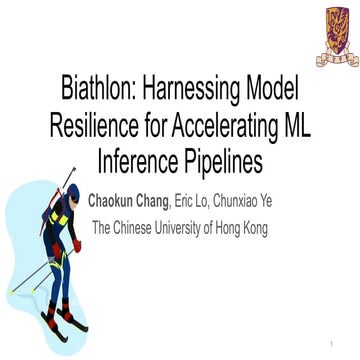 Biathlon: Harnessing Model Resilience for Accelerating ML Inference ...
